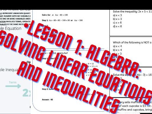 SAT Prep | PSAT Prep | Linear Equations & Inequalities Algebra Math ...