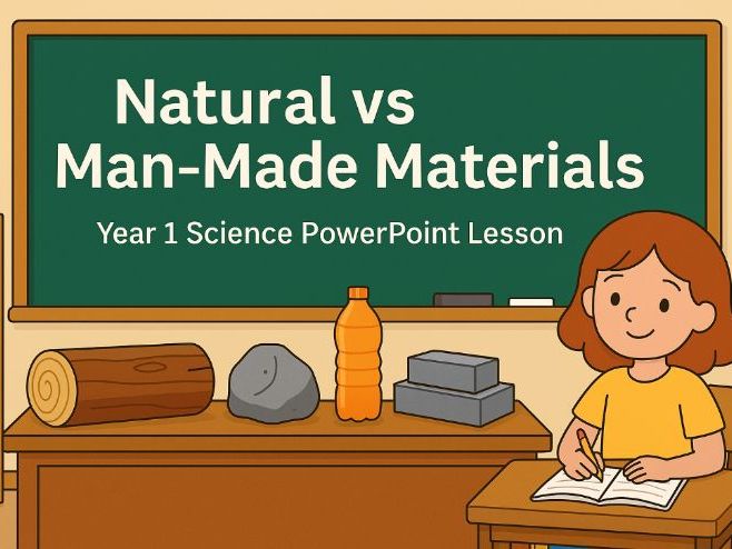 year_1_natural_vs_man_made_materials_powerpoint_template_ | Teaching ...
