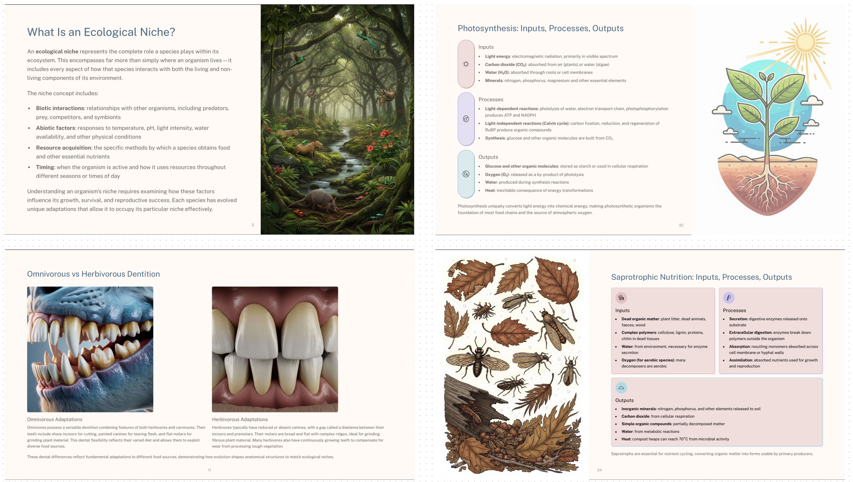 IB DP Biology B4.2 Ecological Niches Teaching Notes & PowerPoint 2026 ...