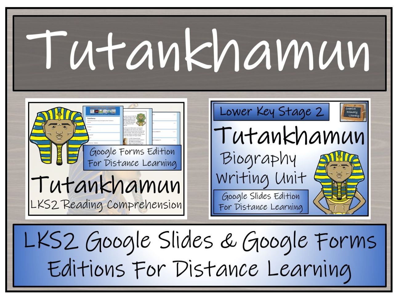 LKS2 Tutankhamun Biography & Reading Comprehension Bundle | Digital ...