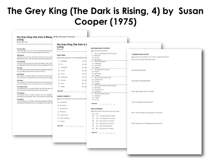 The Grey King (The Dark is Rising, 4) by Susan Cooper (1975) | Teaching ...
