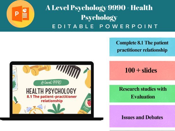 A Level Psychology 9990: The Patient–Practitioner Relationship (Health ...