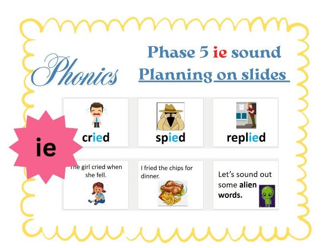 Year 1 Phonics ie Sound Full Lesson | Teaching Resources
