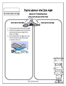 Ice Age Worksheet Ice Age Word Search WordMint