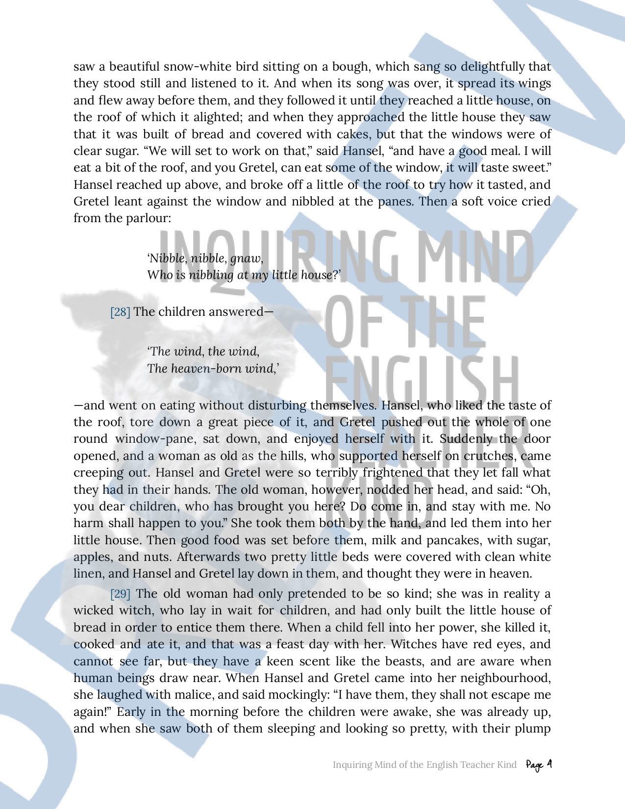 “Hansel and Gretel” Quiz and Answer Key (Grimm's Fairy Tale) | Teaching ...