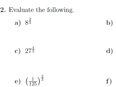 Evaluating fractional indices worksheet (with solutions) | Teaching ...