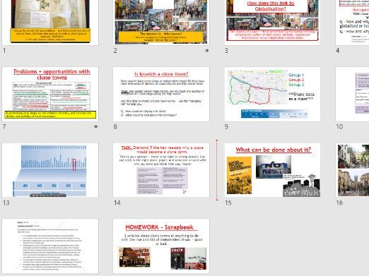AQA A-LEVEL Changing Places - Complete Scheme. | Teaching Resources