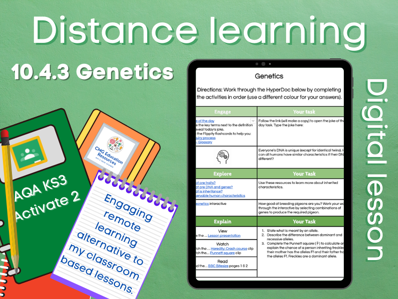 Genetics Distance learning | Teaching Resources