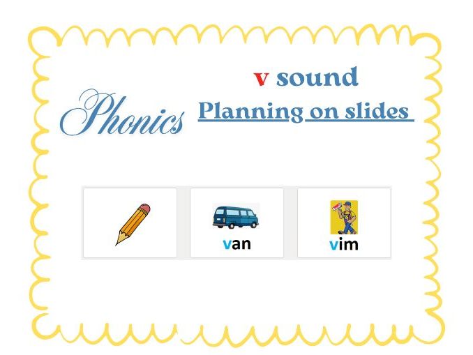 Year 1 Phonics v sound Full Lesson | Teaching Resources
