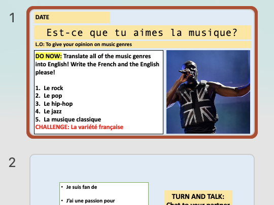 French Music KS3 (5 lessons!) | Teaching Resources