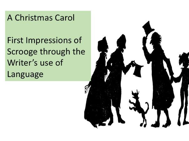 How is Scrooge presented through Language? | Teaching Resources