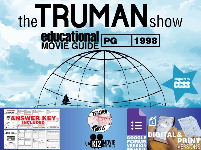 Truman Show Viewing Worksheets Teaching Resources