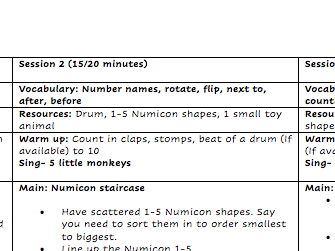 EYFS MATHS NUMICON | Teaching Resources