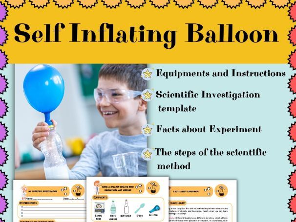 Self Inflating Balloons : STEM Activity and Scientific Method ...
