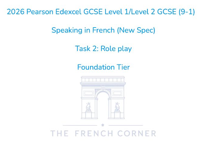 2026 Pearson Edexcel GCSE French – Ultimate Writing & Speaking Bundle ...
