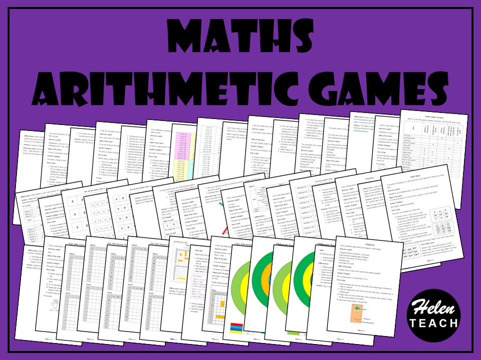 15 Fun Maths Arithmetic Games | Teaching Resources