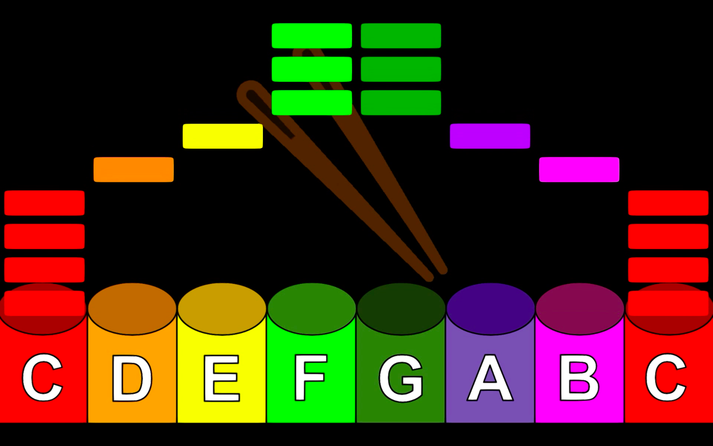 Chopsticks - Boomwhacker Video and Sheet Music | Teaching Resources