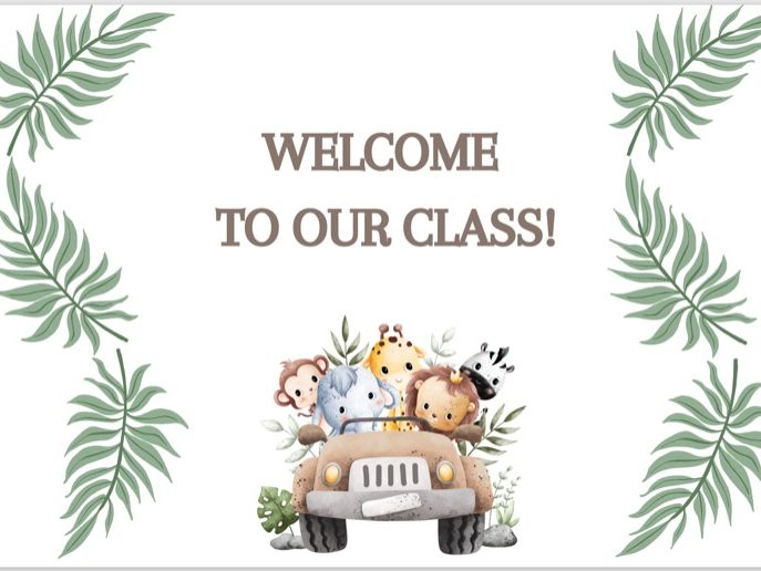 Welcome to our class poster EYFS-KS1 | Teaching Resources