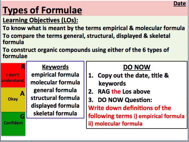 AS Chemistry: Types of Formulae by ja2010 | Teaching Resources