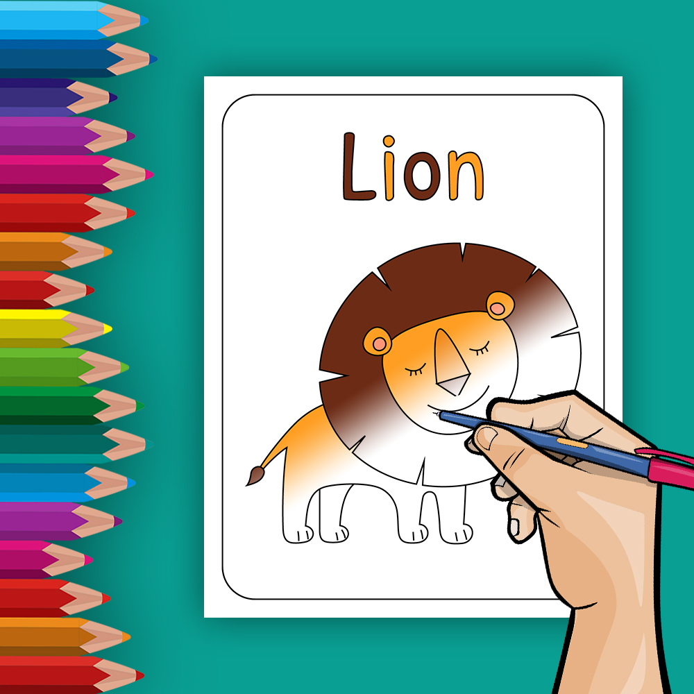 Cute Animal Coloring Pages For Kids | Teaching Resources