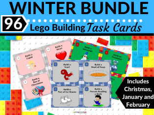 Winter Bundle of LEGO Building Challenges | Teaching Resources