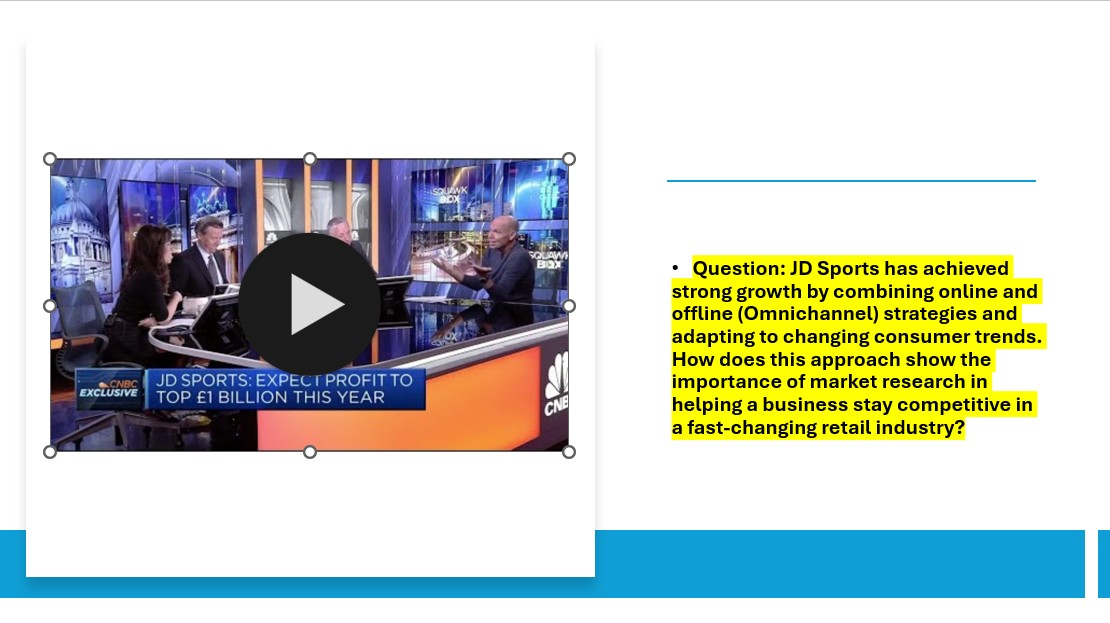 Cambridge IGCSE Business 3.2 Market Research PowerPoint Resource | 2026 ...