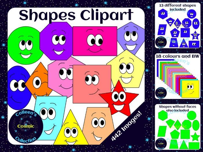Shapes Clipart | Teaching Resources