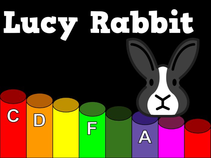 Lucy Rabbit - Boomwhacker Play Along Video and Sheet Music | Teaching ...