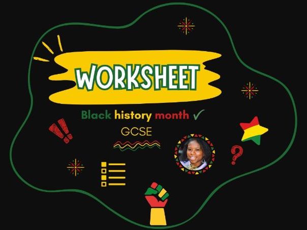 Black History Month - French KS3 and GCSE | Teaching Resources
