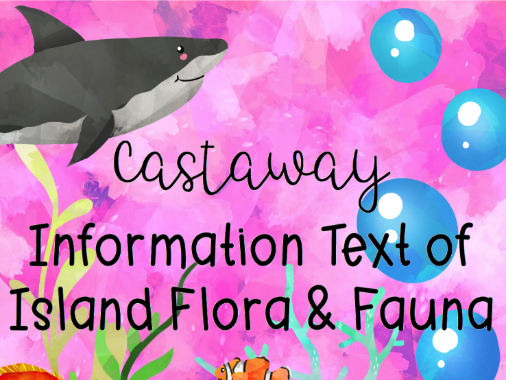 Information Text on an Island Organism from Kensuke's Kingdom ...