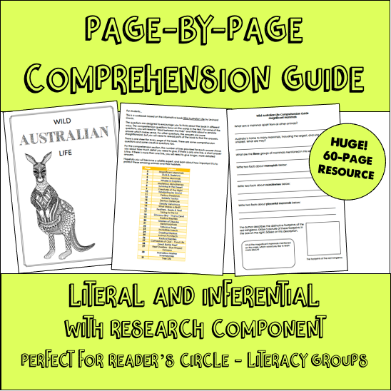 Wild Australian Life - MEGA Bundle - Stage 2/3 - Workbook - Literature ...
