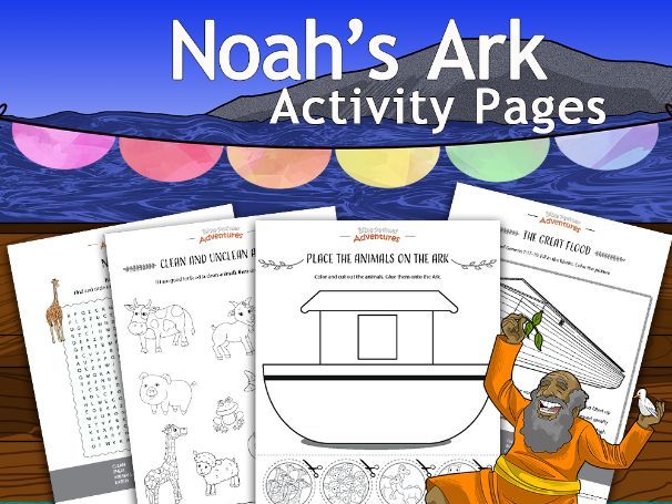 Noah's Ark Activity Pack FREEBIE by pip29 | Teaching Resources