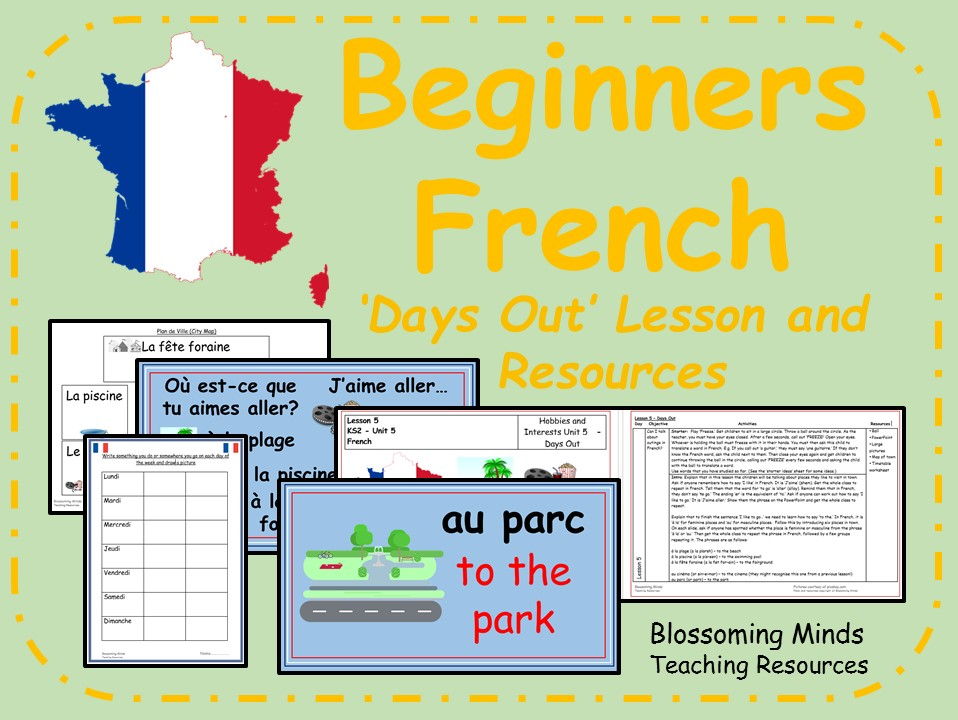 French lesson bundle - KS2 - Hobbies and Interests | Teaching Resources