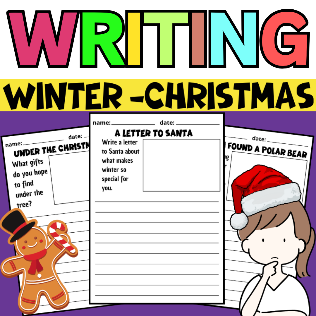 Christmas & Winter Writing Prompts - Literacy for early years Writing ...