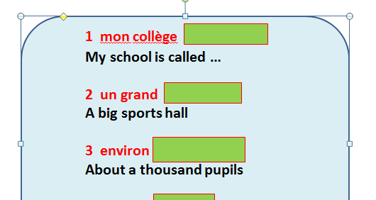 Mon collège. A description of my school. | Teaching Resources