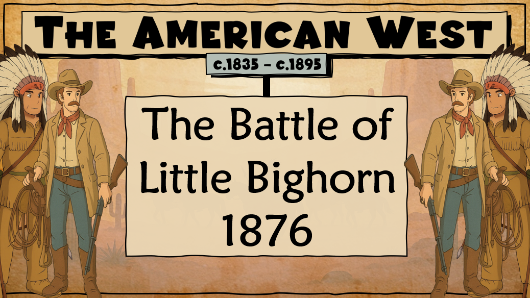 Battle of Little Bighorn Custer - American West - GCSE History Edexcel ...