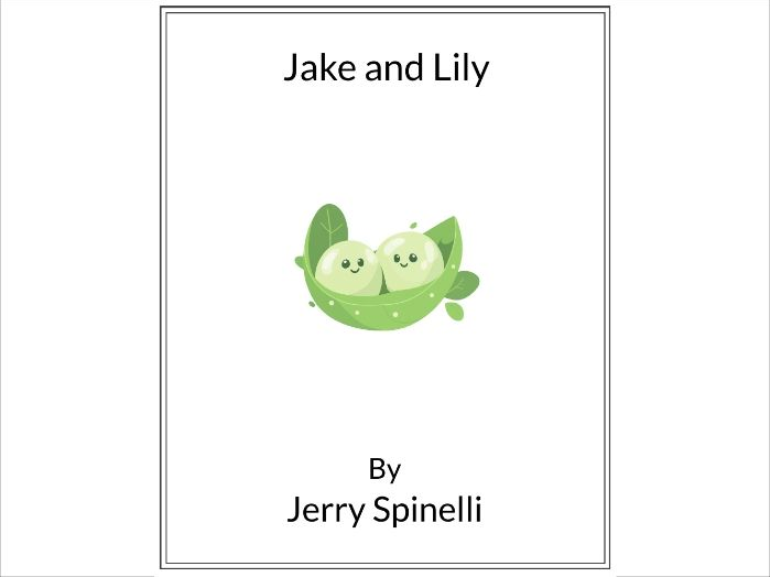 Jake and Lily by Jerry Spinelli - (Lesson Plan) | Teaching Resources