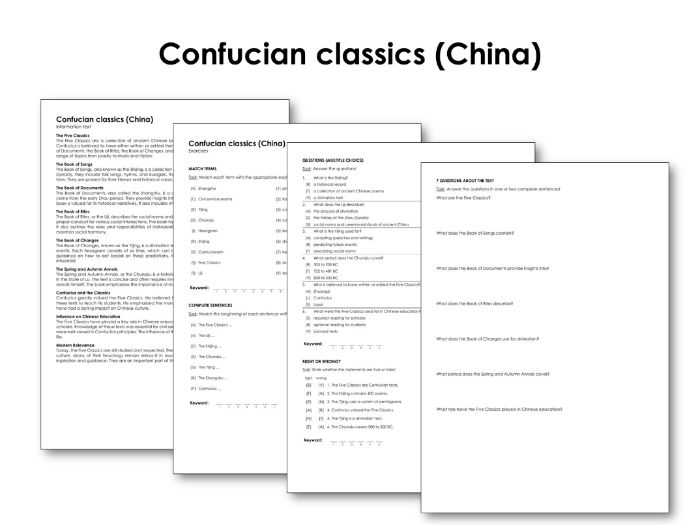 Confucian classics (China) | Teaching Resources