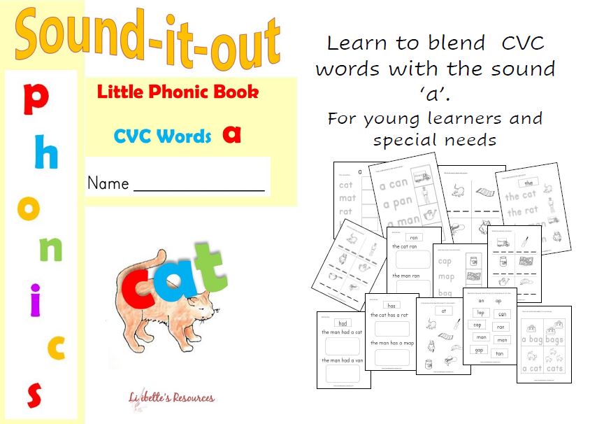 54 FREE CVC Phonic Worksheets | Teaching Resources