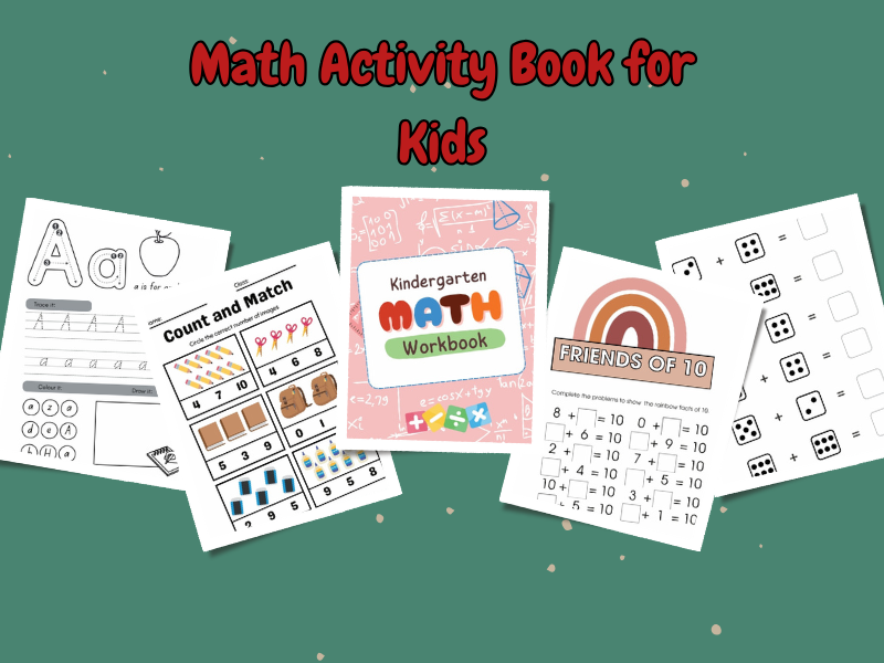 Math Activity Book For kids | Teaching Resources