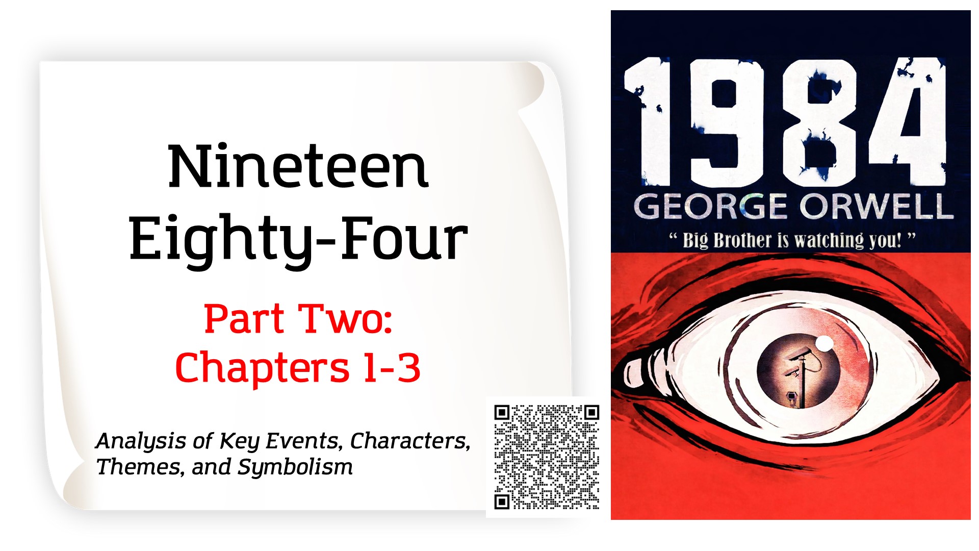 1984 by George Orwell PPT – Part 2 Chapters1-3 | Lesson Slides ...