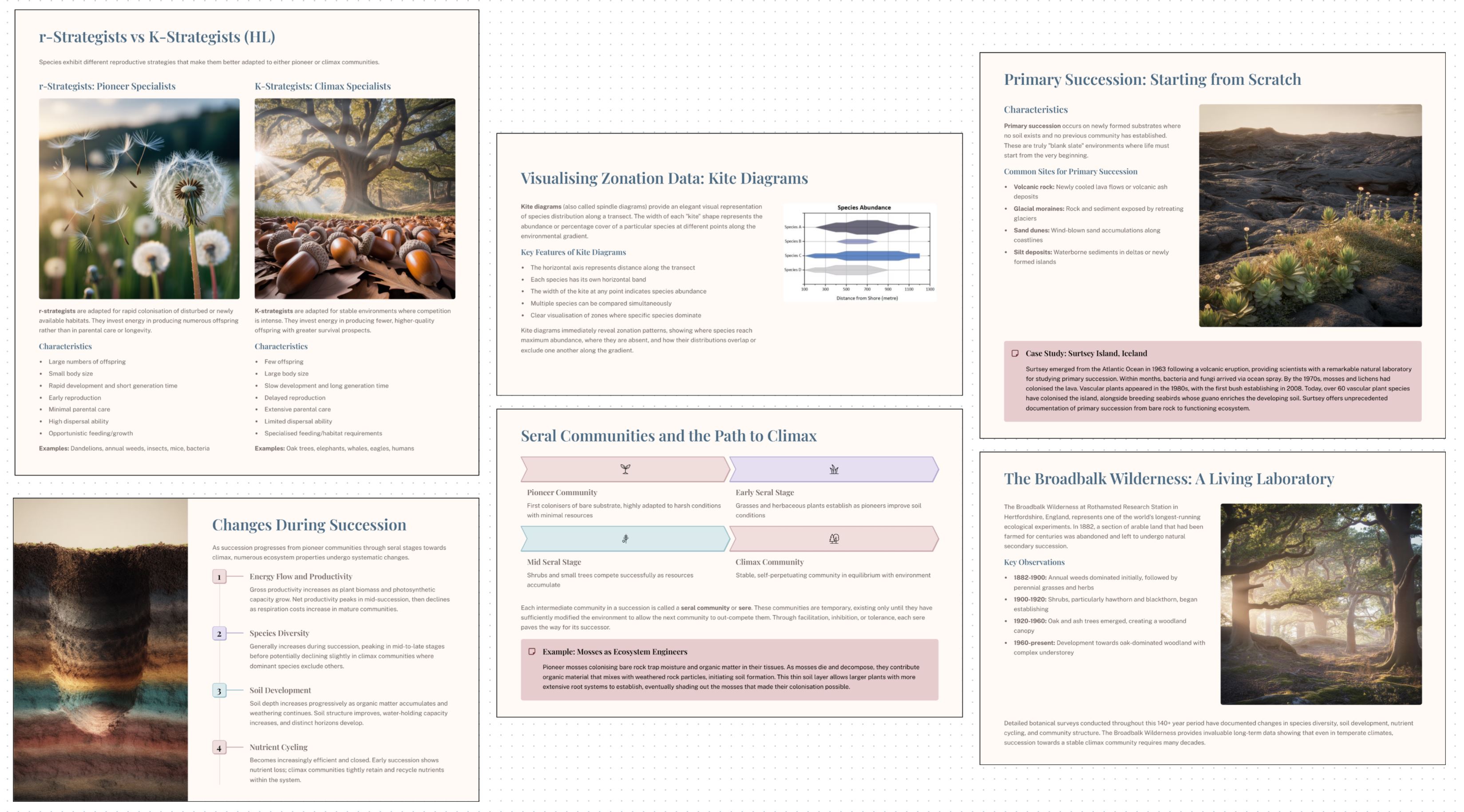 IB DP ESS 2.5 Zonation and Succession - Companion Notes & PowerPoint ...