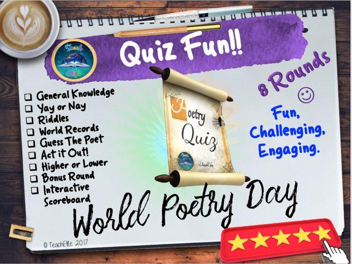 Primary and secondary resources for World Poetry Day | Tes