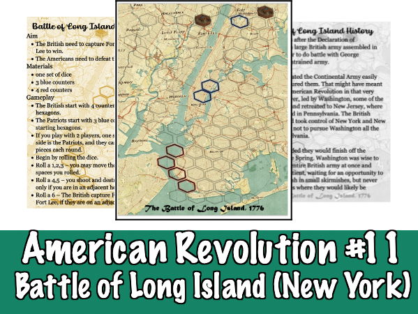 American Revolution Board Games #11 The Battle of Long Island ...