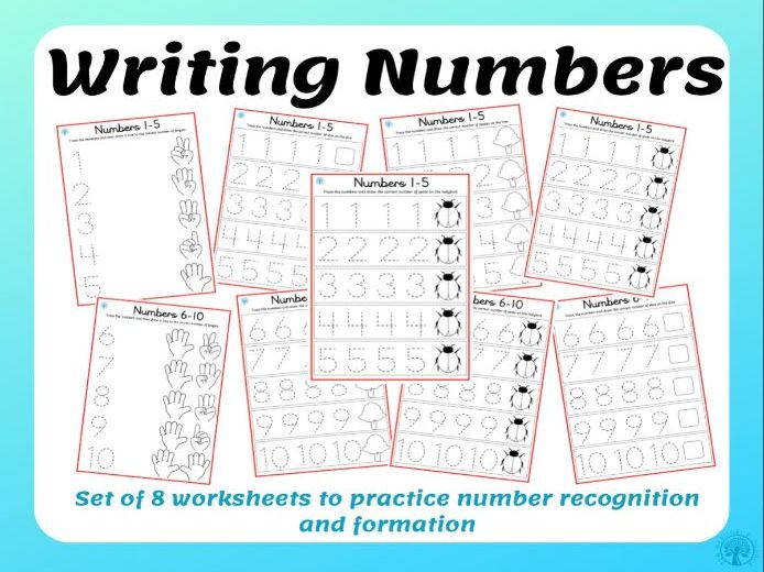 Writing Numbers to 10 | Teaching Resources