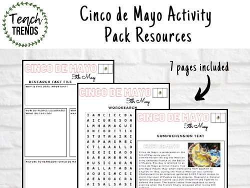 Cinco de Mayo Activity Pack Resources | Teaching Resources