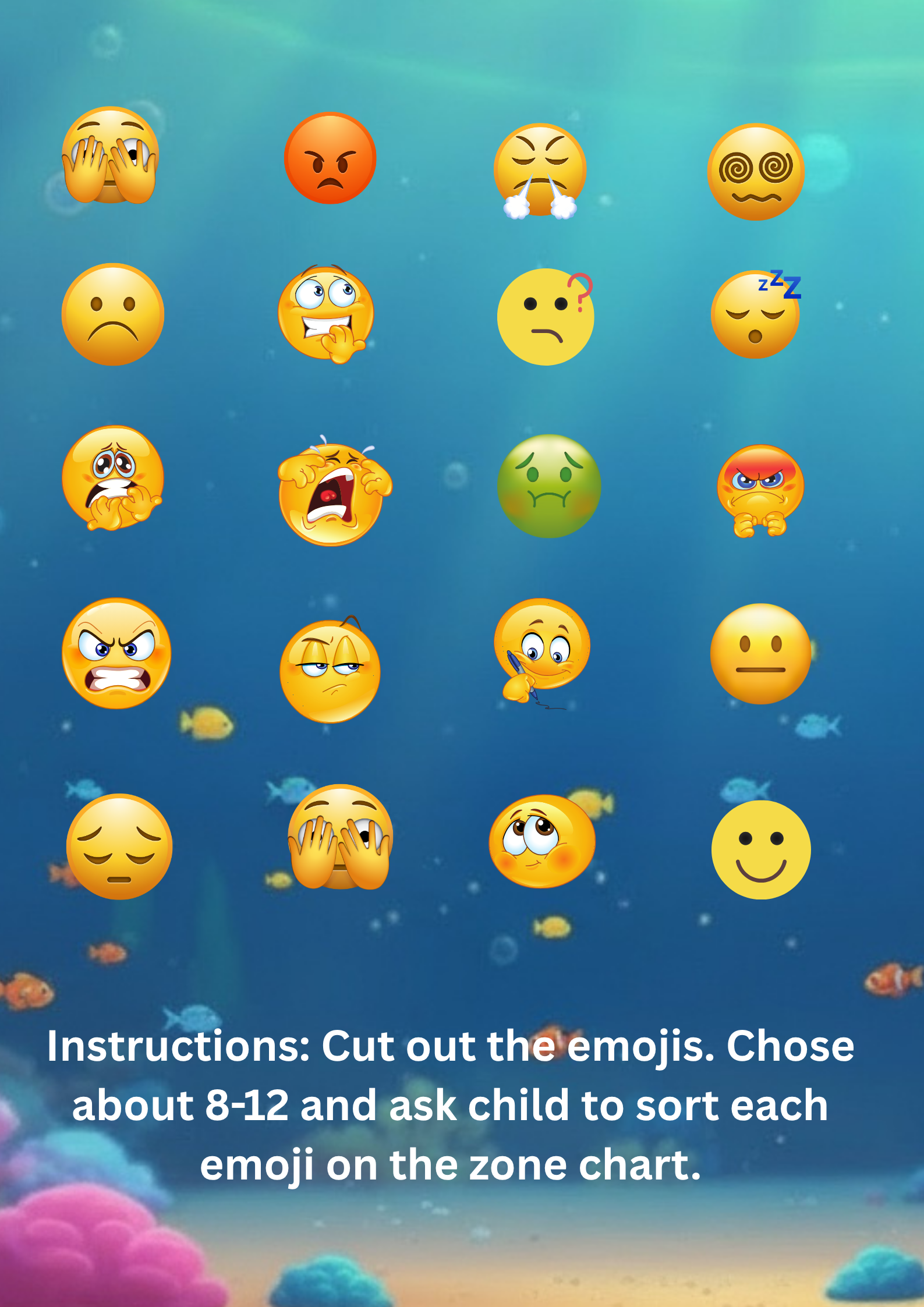 Ocean of Feelings - Emotions Regulation Intervention | Teaching Resources