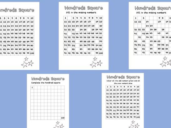 Hundreds Square Activity Pack | Teaching Resources