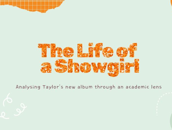 KS2–KS3 English: Poetry Analysis Unit (Taylor Swift – The Life of a ...