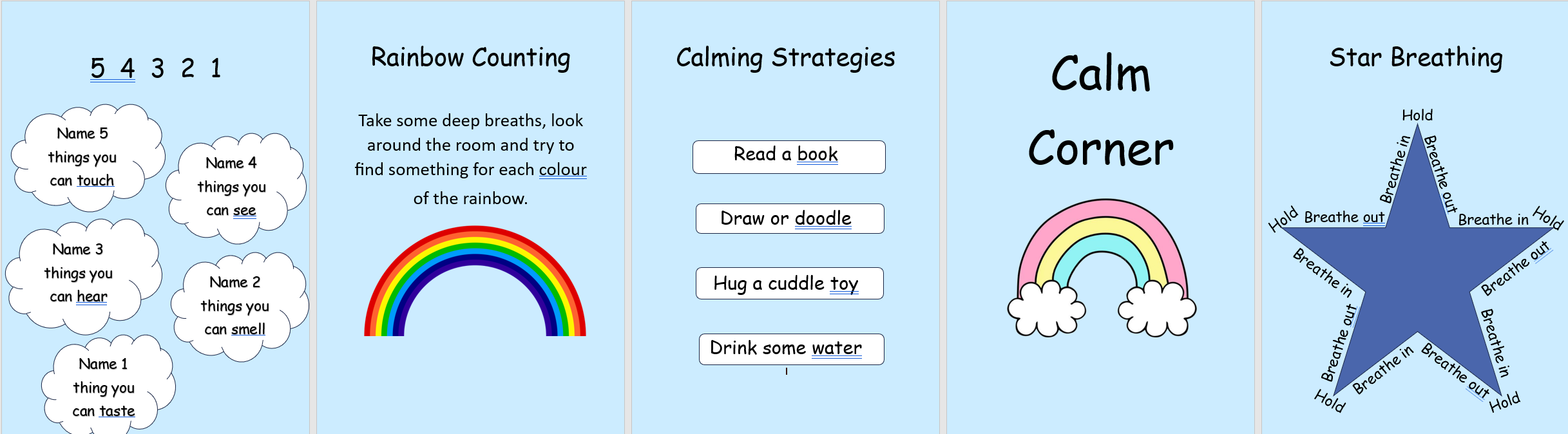 Calm Corner Posters | Teaching Resources